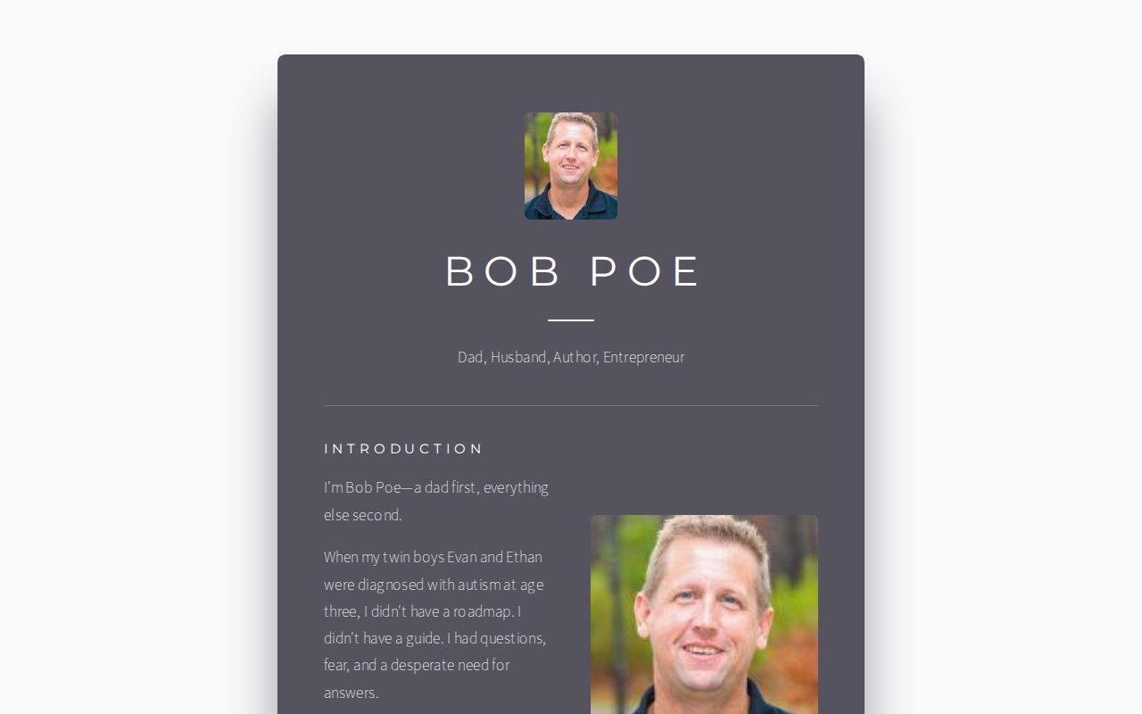 Bob Poe Author